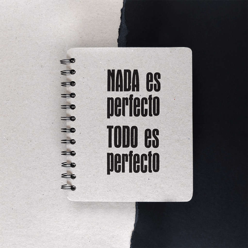 Libreta Nada es Perfecto, Todo es Perfecto - Cosmética Natural Las ...